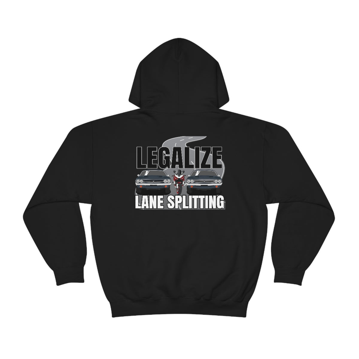 Lane Splitting Unisex Hooded Sweatshirt – 2wheelssammy