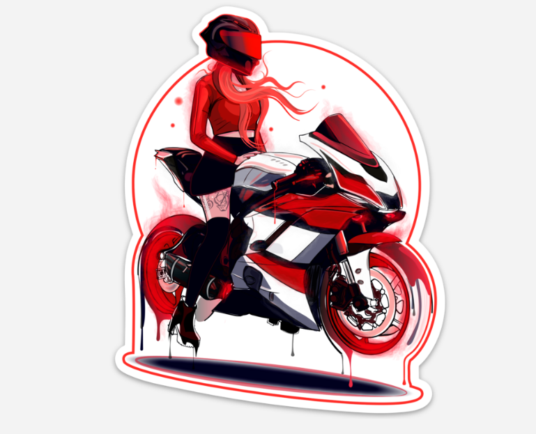 Ink Sticker – 2wheelssammy